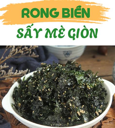Rong Biển Sấy Mè Giòn 100gr Oriviet Oriviet