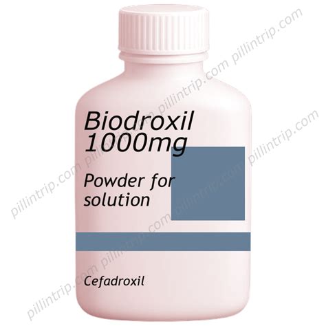 Biodroxil 1000mg Uses Side Effects Interactions Dosage Pillintrip