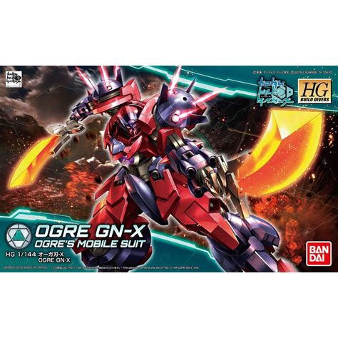 Gundam Build Divers Ogre Gn X High Grade 1144 Scale Model Kit
