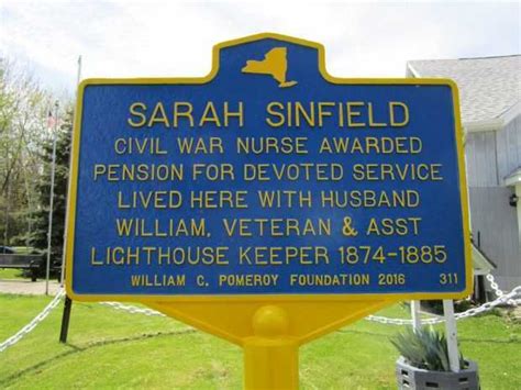 Sarah Sinfield War Memorial Marker National War Memorial Registry
