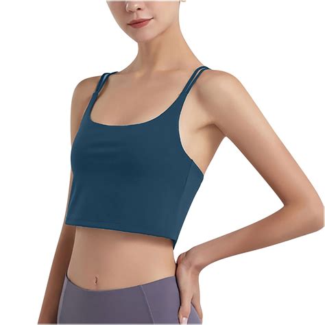 Yuzhih Women Sports Bra Tank 2024 Lightweight Yoga Running Cross Back Underwear Lounge Going Out