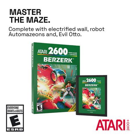 Berzerk Enhanced Edition Official Atari Video Game Cartridge Atari®