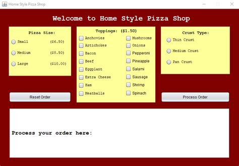Github Bocyejpizza Shop Java Pizza Shop Created And Submitted