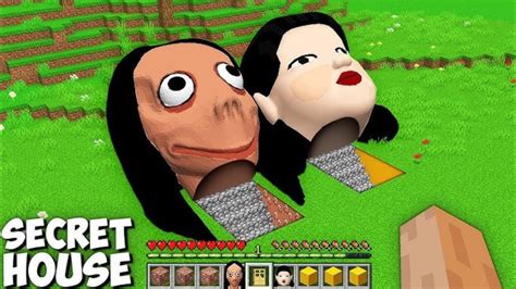 Momo Girl Secret House Green Evil Minecraft Animations Story Video Youtube