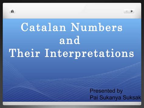 Catalan Number Presentation2 Ppt