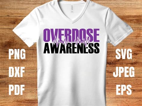 Overdose Awareness Svg Png Cricut Sublimation Design Printable Svg