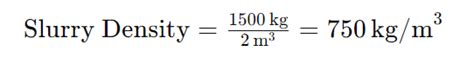 Slurry Density Calculator Calculator Doc