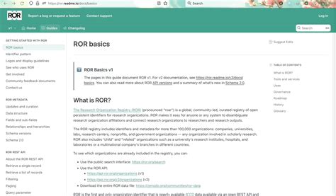 Research Organization Registry Ror Announcing Version 2 Of The Ror