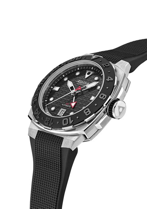 Alpina Seastrong Diver Extreme Gmt 39mm Bracelet Caoutchouc Montre
