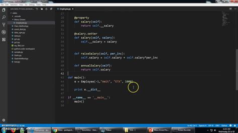 3 Menu Driven Employee Class 2 Youtube