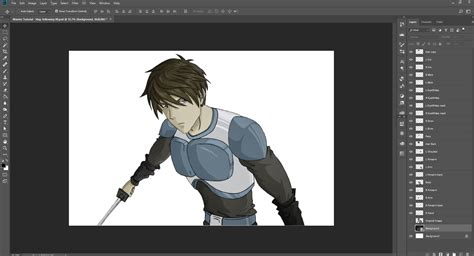 How To Draw Cartoon Character In Photoshop