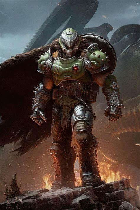 Doom The Dark Ages Video Game The Doomslayer Doom Videogame Doom Game Dark Ages