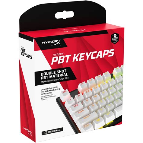 Hyperx Pudding White Pbt Gaming Billentyűzet Gombkészlet Amerikai