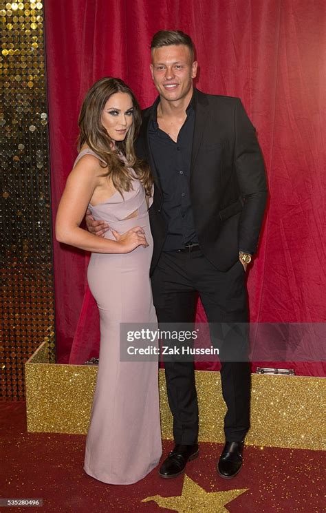 Vicky Pattison And Alex Bowen Arrive For British Soap Awards 2016 At