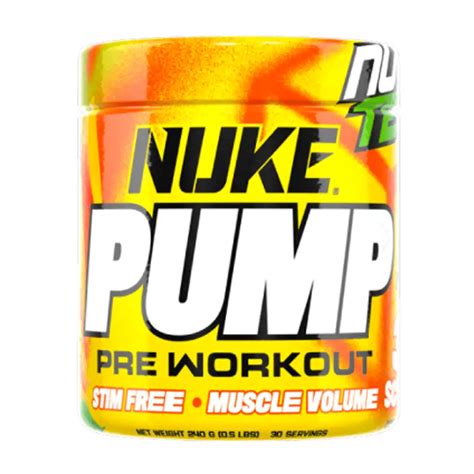 Nutritech Nuke Pump Mango 240g