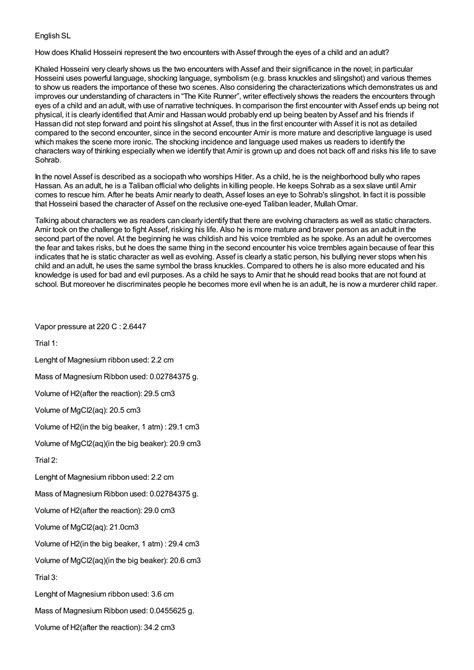 Solution The Kite Runner How Does Khalid Hosseini Represent The Two