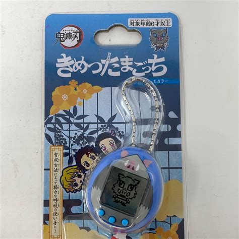 Tamagotchi Demon Slayer Demon Slayer Inosuketchi Tamagotchi Blue