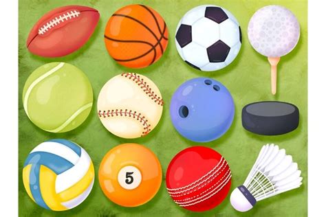 Printable Sports Balls Clipart