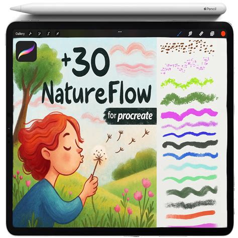 Procreate Nature Brushes Procreate Grass Brushes Foliage Brushes