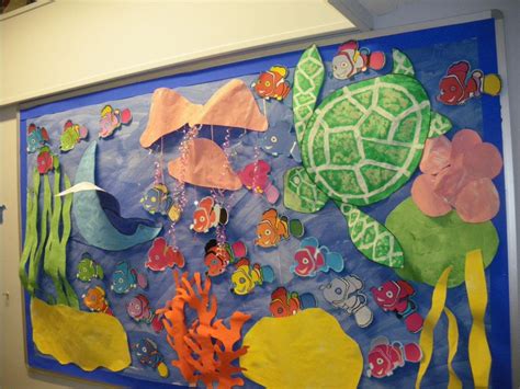 Paper Ocean Display Finding Nemo Display Classroom Display Seaside Sea Jellyfish Class