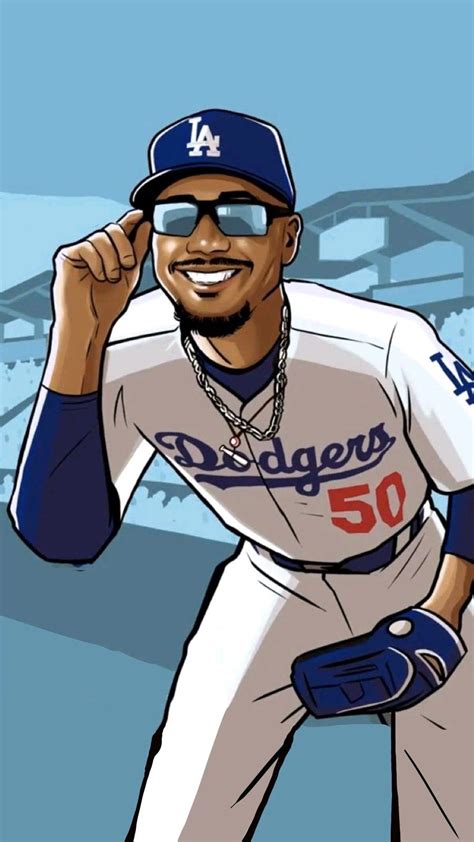 How To Draw Mookie Betts How To Draw Dodgers La Dodgers Drawing