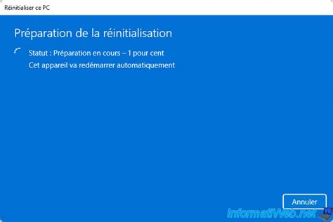 Réinitialiser Son Pc Sous Windows 11 Pour Réinstaller Windows En