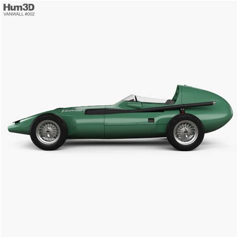 Vanwall Vw 57 1957 3d Model Download Sports Car On