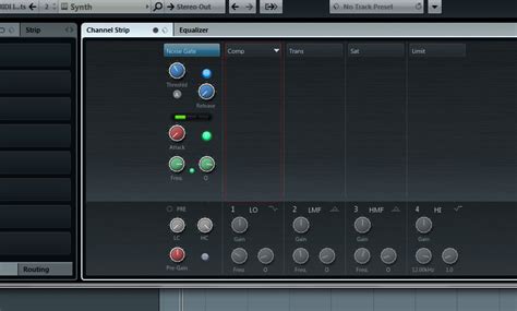 gated synth with side chain gate