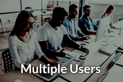 can we have multiple users logged in without any limitation icon systems