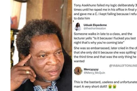 Uniben Lecturer Tony Asekhuno Faces ‘sex For Grades Scandal Beyond Boders