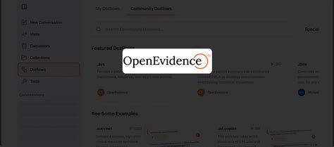 Openevidence Launches Dotflows For Ai Based Clinical Workflow Customization