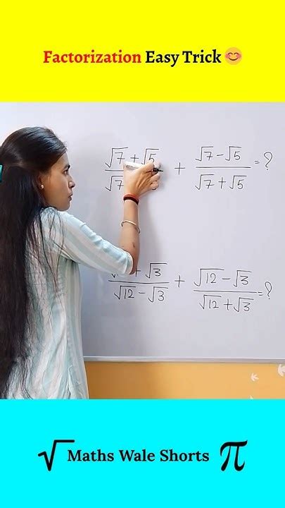 Factorization Easy Trick 😀📚💯 Shorts Maths Youtube