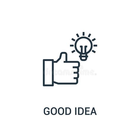 Idea Icon Vector From Business Collection Thin Line Idea Outline Icon Vector Illustration