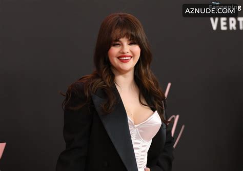 Selena Gomez Stuns With Sexy Sensational Cleavage At Lola Premiere In