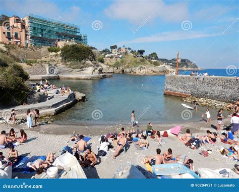 Napoli Gaiola Beach Editorial Photo Image Of Coast 90204921