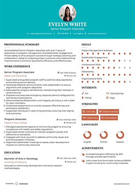 10 Program Associate Resume Samples And Templates For 2025