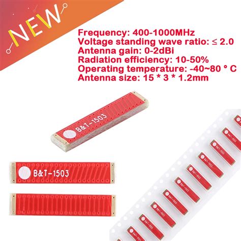 10pcs 5pcs Bat Ant2 T1503 400 1000mhz 0 2dbi Gain 4335mhz 8685mhz