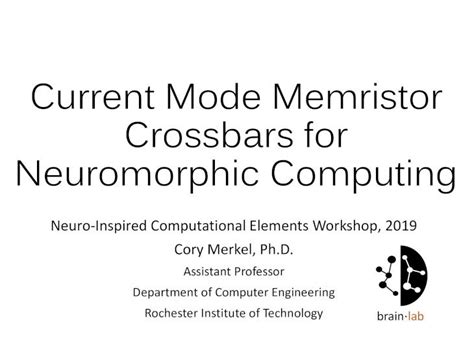 Pdf Current Mode Memristor Crossbars For Neuromorphic Computing · ‒current Mode Memristor