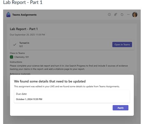 creating a teams assignment in canvas microsoft support