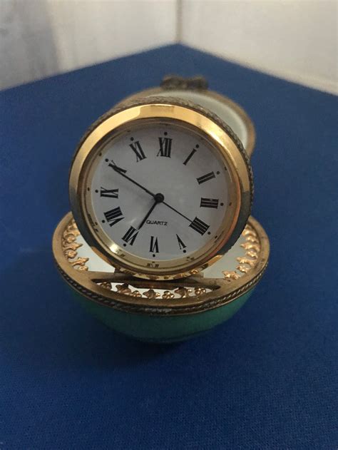 Limoges Box France Provincial Clock Etsy Uk