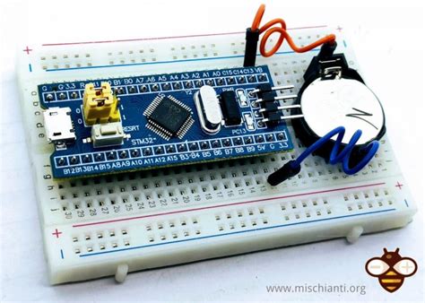 Stm32 Internal Rtc Clock And Battery Backup Vbat Renzo Mischianti