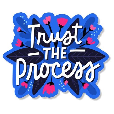 Sticker Trust The Process Trust The Process Trust African