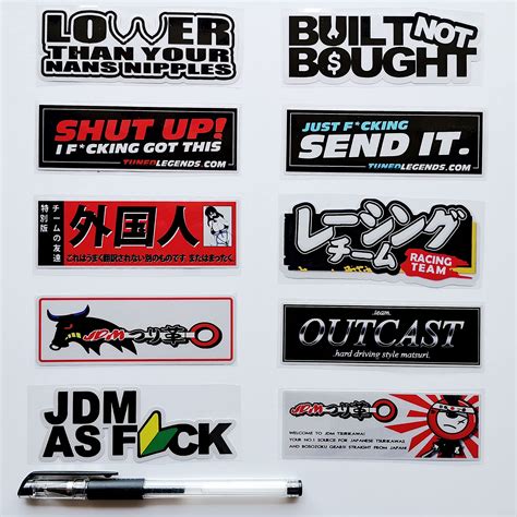Stickers Jdm Car