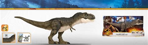 Jurassic World Dominion Dinosaur T Rex Toy Thrash ‘n Devour
