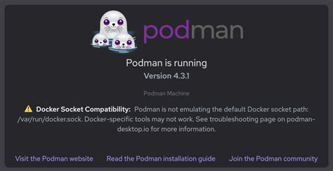 Ability To Enabledisable The Compatibility Mode · Issue 1447 · Podman Desktoppodman Desktop