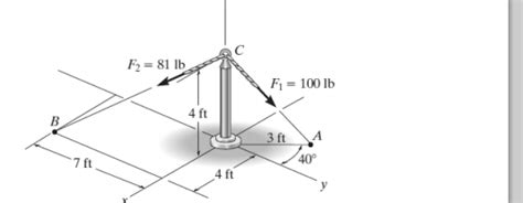 Solved Determine The Magnitude And Coordinate Direction