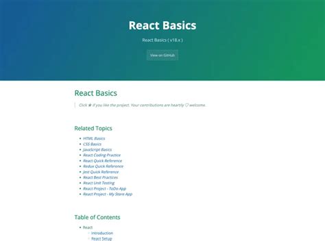 React Basics By Learning Zone A React Template Built At Lightspeed