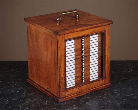 Portable Collectors Specimen Cabinet C 1890