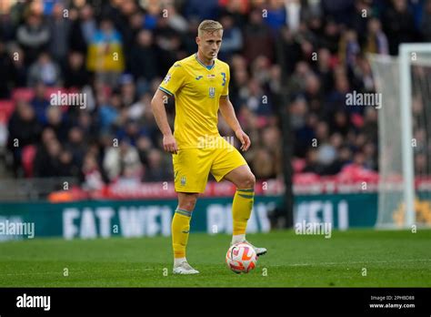 Ukraines Oleksandr Svatok In Action During The Euro 2024 Group C