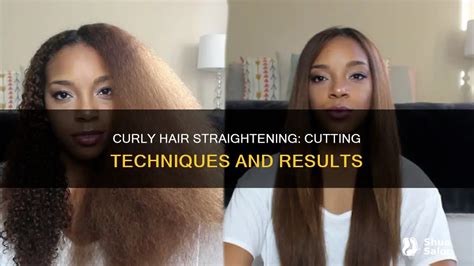 Curly Hair Straightening Cutting Techniques And Results Shunsalon